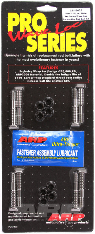 ARP Ford Pinto 2300cc Wave-Loc Rod Bolt Kit – Headgames Motorworks