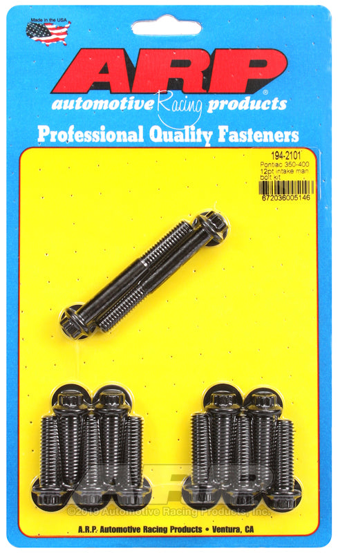 ARP Pontiac 350-400 12pt Intake Manifold Bolt Kit – Headgames Motorworks